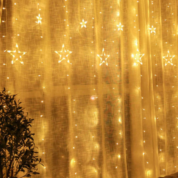 Luces LED en forma de estrella colgante – El Mayorista